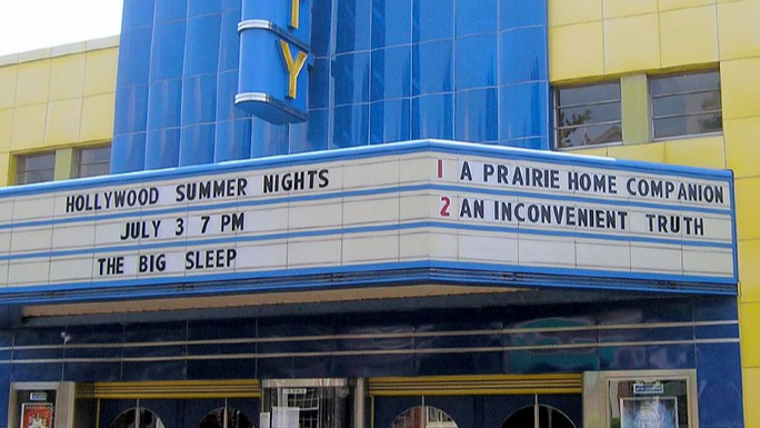 What is the name of the first motion picture theater in the USA, opened ...