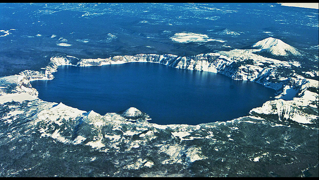 This is the deepest lake in the United States. At 1,943 feet deep, it's ...
