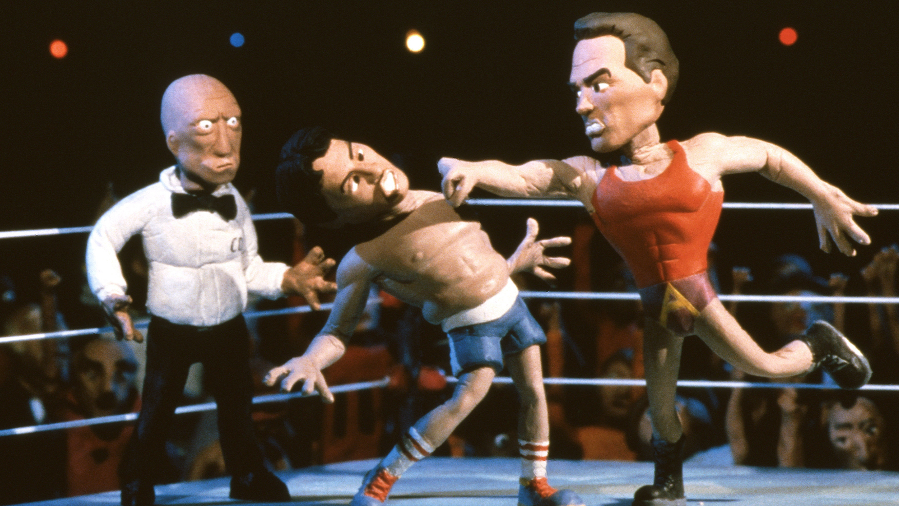 What claymated MTV series featured various celebrities fighting in ...