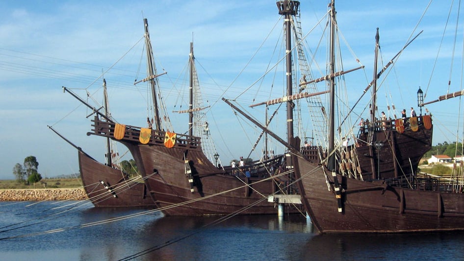 Let's start many centuries ago. Of course we all know that Columbus had ...