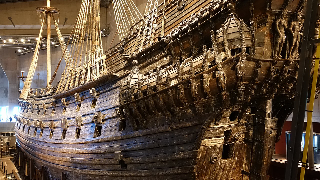The Vasa is a famous ship built between 1626 and 1628. Now a popular ...